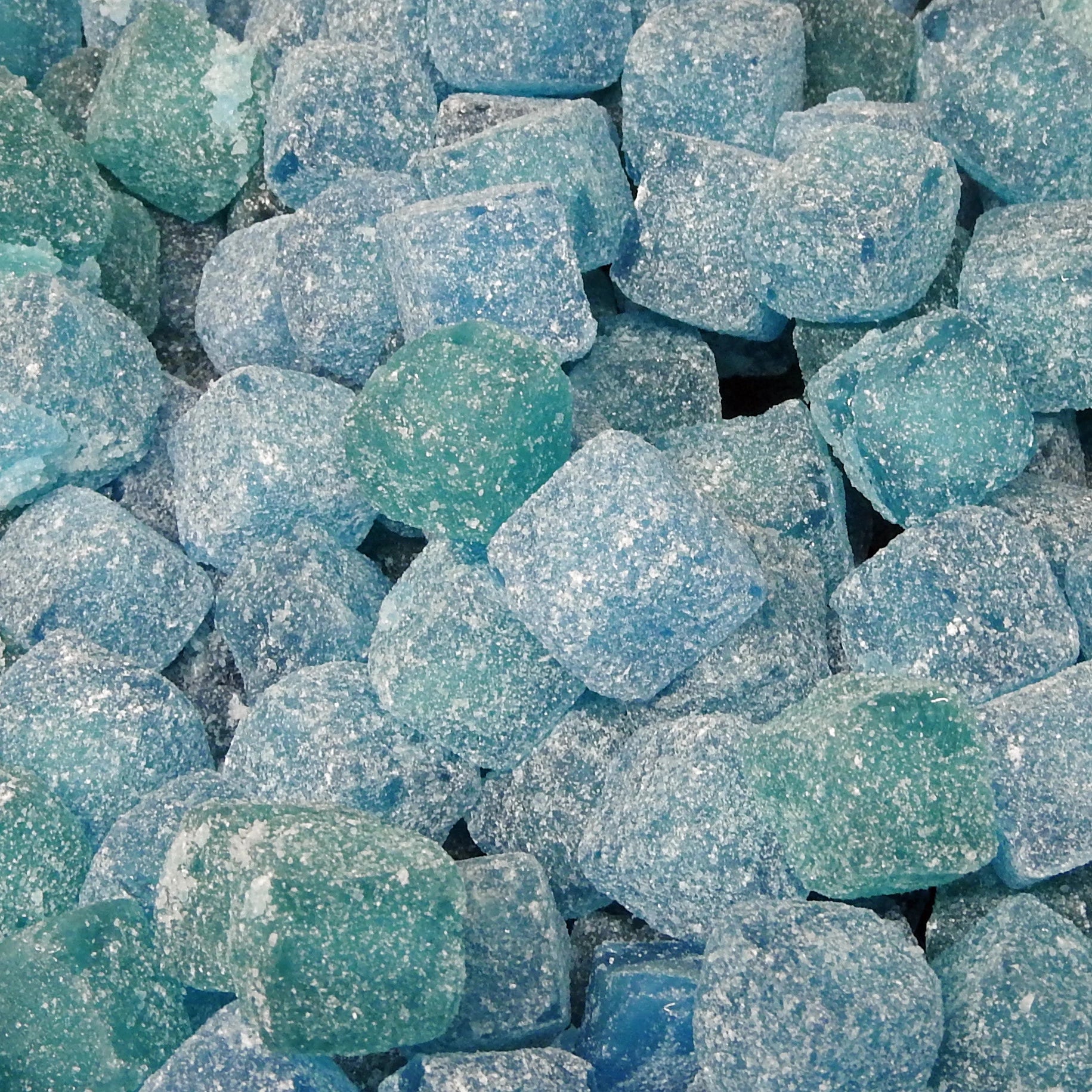 Sour Blue Raspberry Cubes - Retro Sweets at The Sweetie Jar